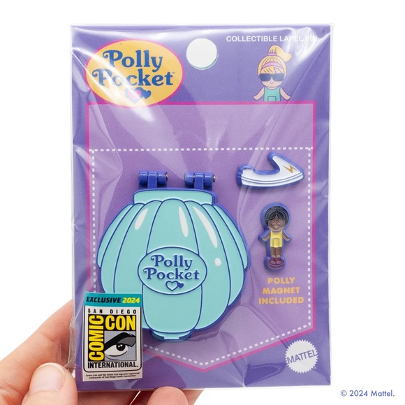 Hot Topic | Jewelry | New Polly Pocket Beach Party Compact Hinge Pin ...